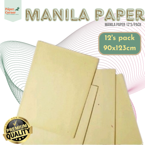 MANILA PAPER 12's/PACK FOLDED MANILA PAPER | Lazada PH