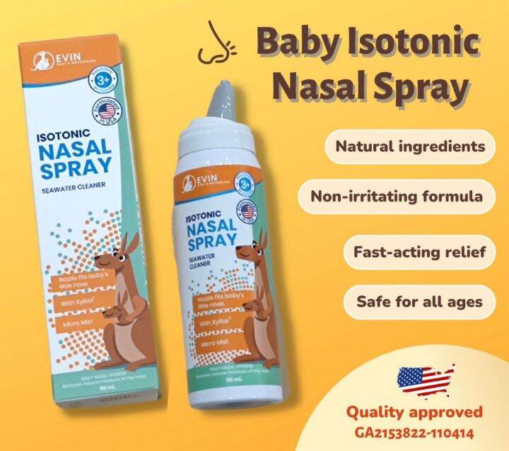EVIN ISOTONIC NASAL SPRAY 50ML | Lazada