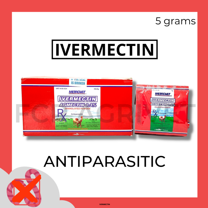 [FCR AGRIVET] AGMECTIN GRANULATED POWDER FOR DOGS CATS / GAMOT SA ...