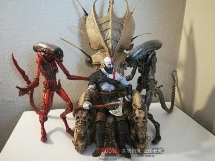 NECA Predator Throne Skull Alien Throne Full Height 14 Scene 7 ...