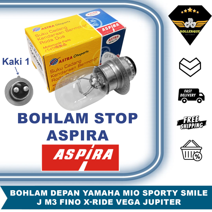 Lampu Bohlam Depan Motor Yamaha Mio Sporty Smile J M3 Soul GT Fino X ...