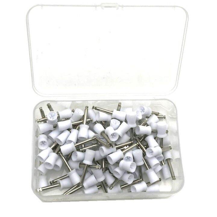 100Pcs Dental Polishing Cup For Low Speed Handpiece Latch Type Rubber ...