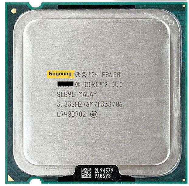Core 2 Duo E8600 3.3 GHz Used Dual-Core CPU Processor 6M 65W LGA 775 ...