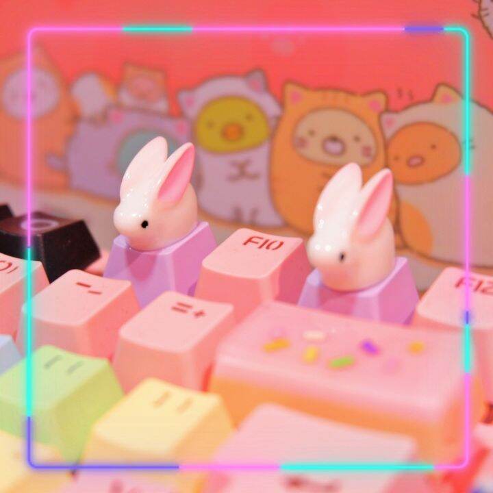 Bunny Artisan Kawaii Keycaps for Mechanical Keyboard | Lazada PH
