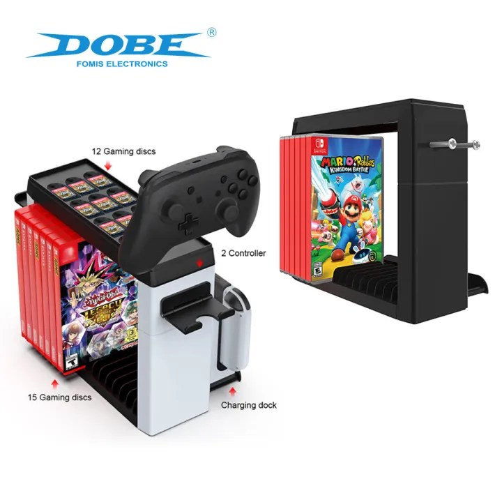 DOBE สำหรับส Switch OLED โฮสต์ชาร์จยืนชั้นเก็บ Nintendo Switch ช์จับเกม ...