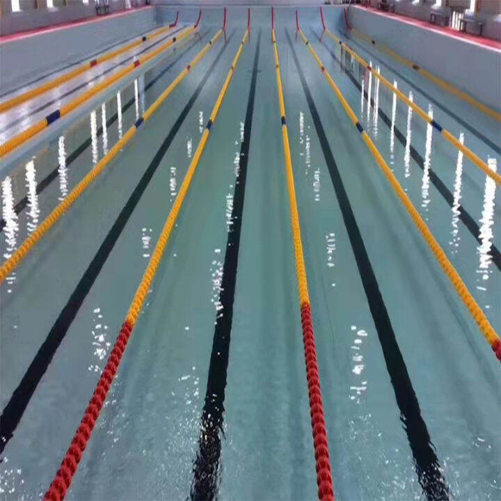Swimming pool lane line dividing line waterline competition line buoy ...