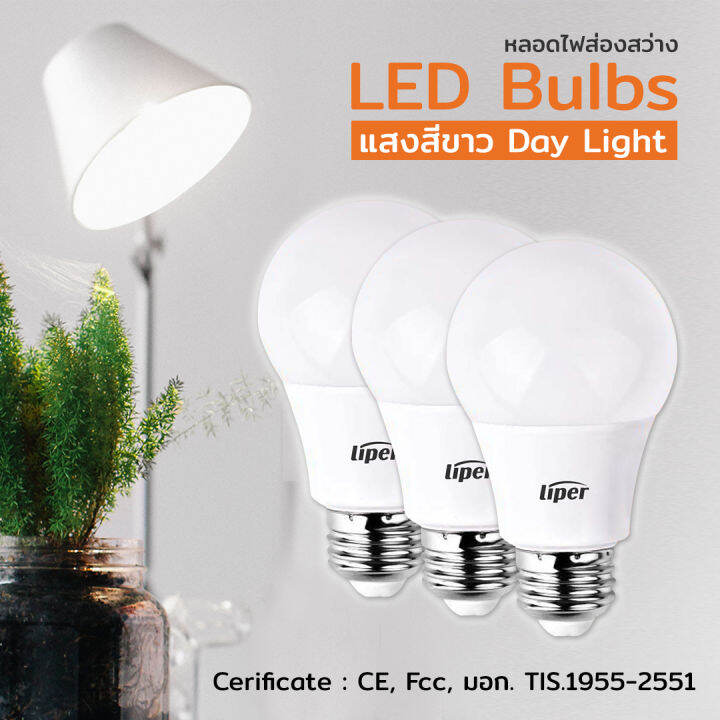 GERMANY Liper LED Lamp หลอดไฟ LED BULBS LIGHT แสงสีขาว Day Light 6500K ...