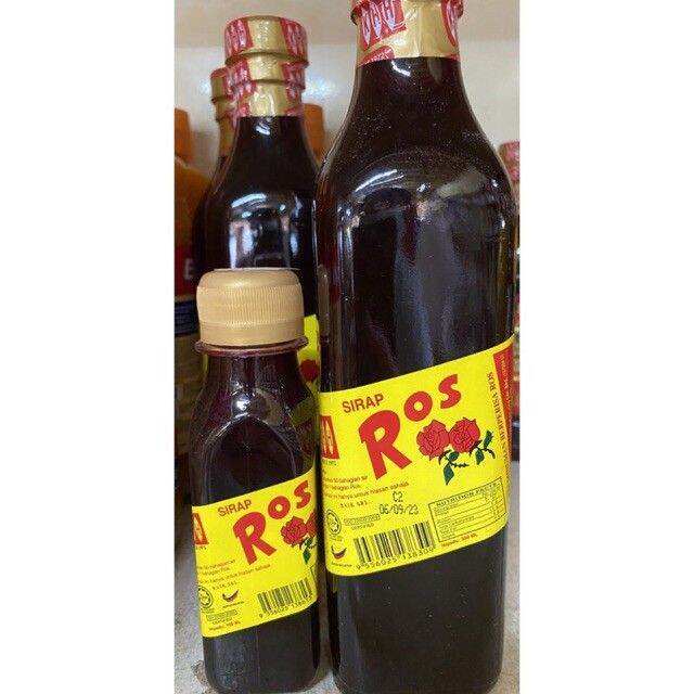 Sirap Ros | Bes Minuman Berperisa Bunga Ros | Syrup Ros 100ml 375ml ...