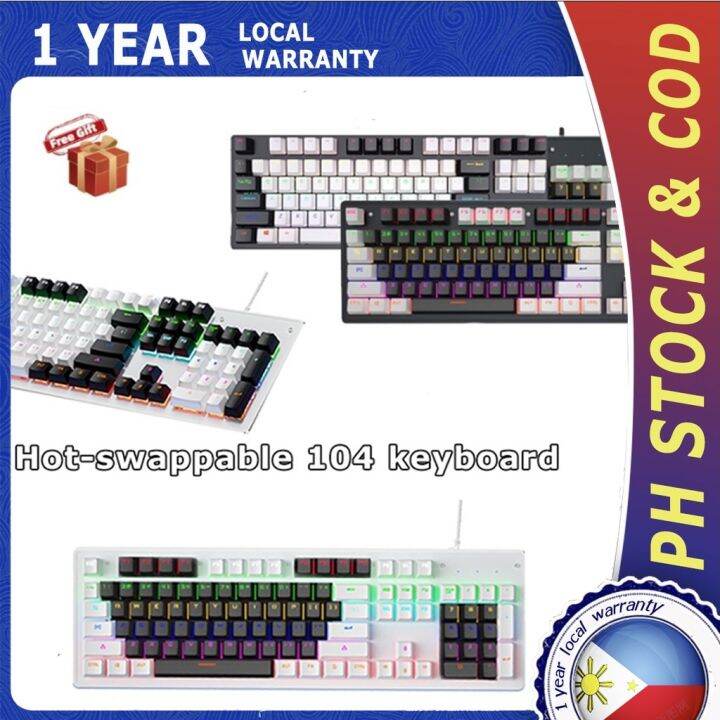 COD Mechanical Keyboard K880 K710 Hotswappable RGB Apply to PC laptop ...