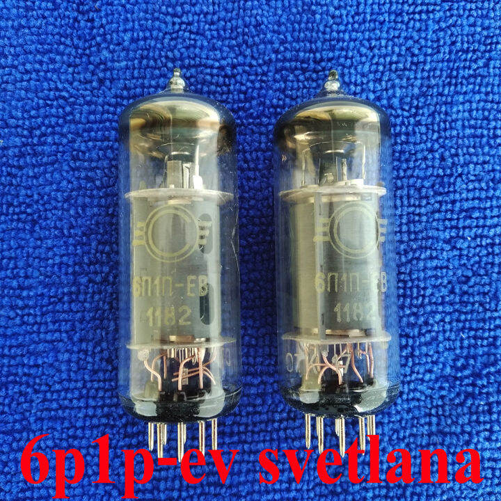 6P1P-EV Svetlana Gold grid 6П1Пหลอดอับเกรดแทนหลอดจีน 6P1/6U1 audio vacuum tubes | Lazada.co.th
