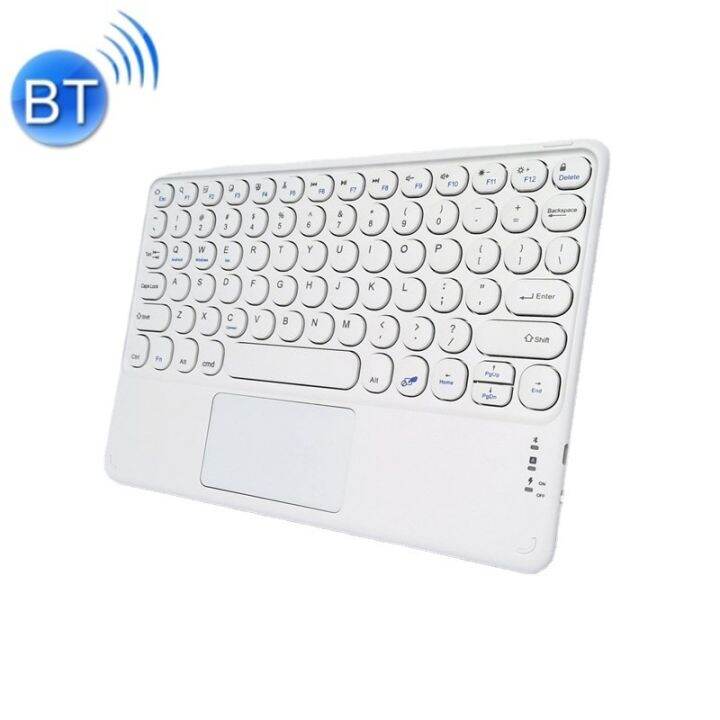 H01A 10 Inch Mini Portable Universal Wireless Bluetooth Keyboard with ...