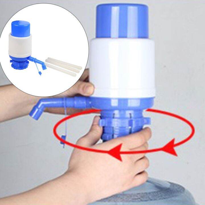Universal Water Bottle Pump Hand Manual Drinking Fountain Dispenser w ...