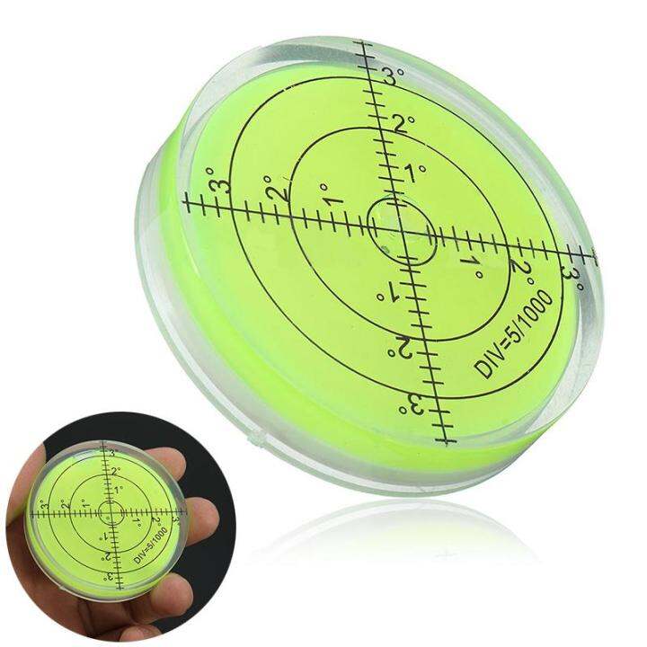 idealhere New 60x12mm Turnable Precision Round Circular Bubble Spirit ...