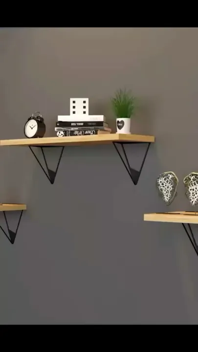 PENYANGGA RAK AMBALAN TEMPEL DINDING PIRAMID/ BESI SIKU PENYANGGA RAK ...