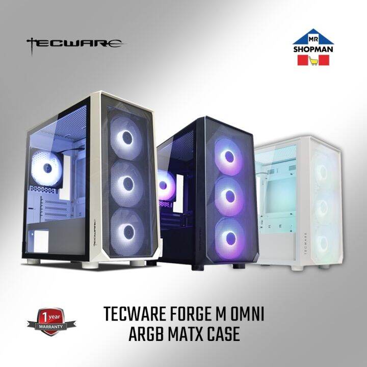 【COD】 Tecware Forge M Omni ARGB MATX Desktop Computer PC Case | Lazada PH