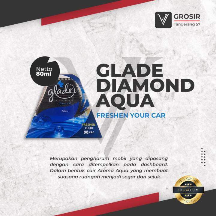 GLADE DIAMOND AQUA REGULER 80ML PENGHARUM RUANGAN MOBIL RUMAH AIR ...
