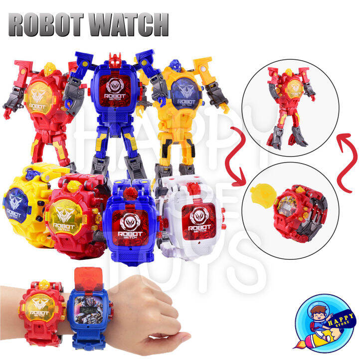 หุ่นยนต์แปลงร่างนาฬิกาข้อมือเด็ก ROBOT WATCH ** สินค้าเป็นสินค้างานโล๊ะ ...