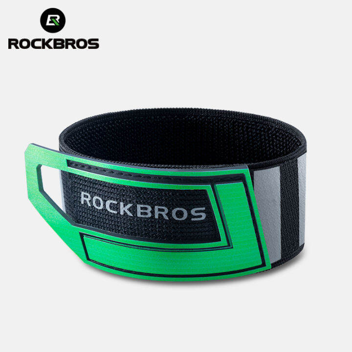 ROCKBROS Bicycle Trouser Clip Band Night Riding Highlight Safety ...