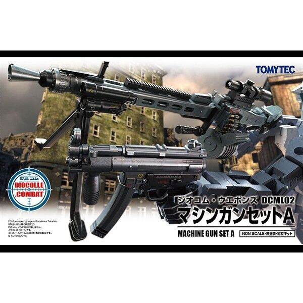 Tomytec Diocolle Combat DCML02 Machine Gun Set A 4543736323075 (Plastic Model) | Lazada.co.th