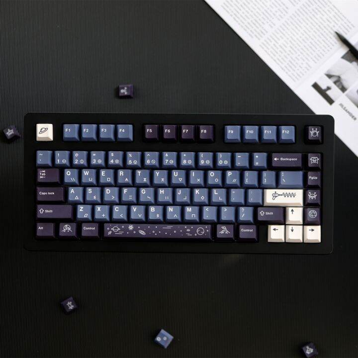 GMK Alien keycap Galaxy Stargaze keycap 129 Keys Cherry Profile PBT ...