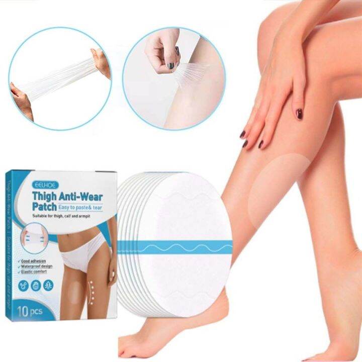 Refres 6pcs Invisible Thigh Inner Anti Chafing Sticker Clear Anti