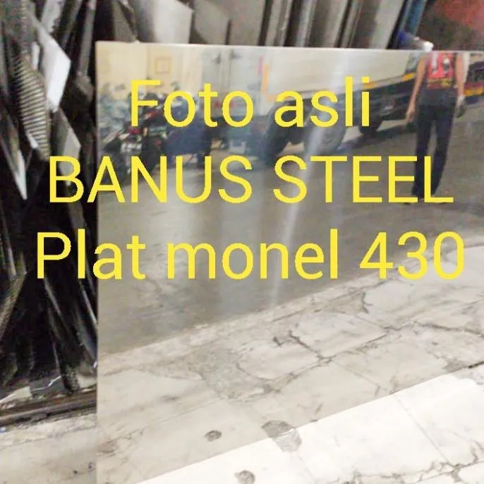 Plat monel stainless 430 1,22 m x 2,44 m tebal 0,5 mm / 4 x 8 ft | Lazada Indonesia