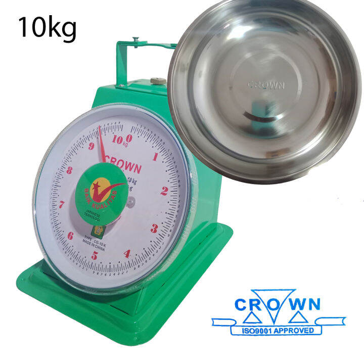 Timbangan Duduk warna random Timbangan Buah 10 Kg Crown Timbangan dapur serbaguna by Gpt store ...