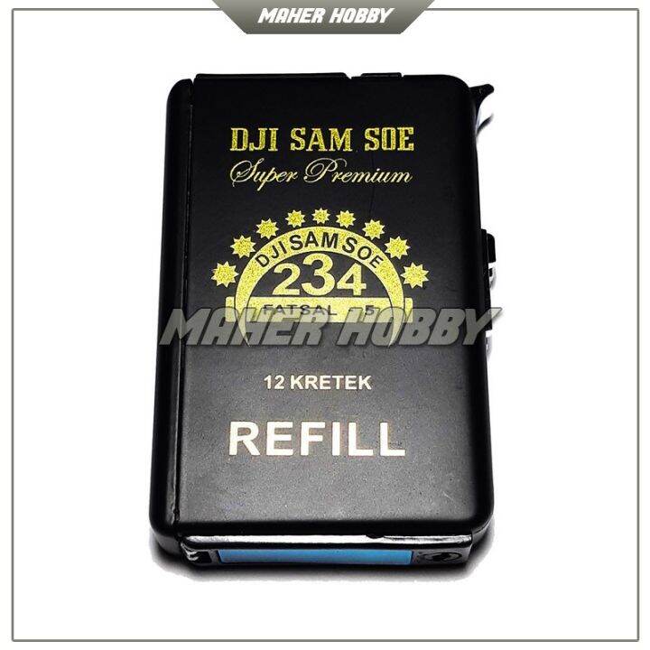 KOTAK ROKOK KOREK 234 DJI SAM SOE - KR PDK SAMSOE HITAM MH | Lazada Indonesia