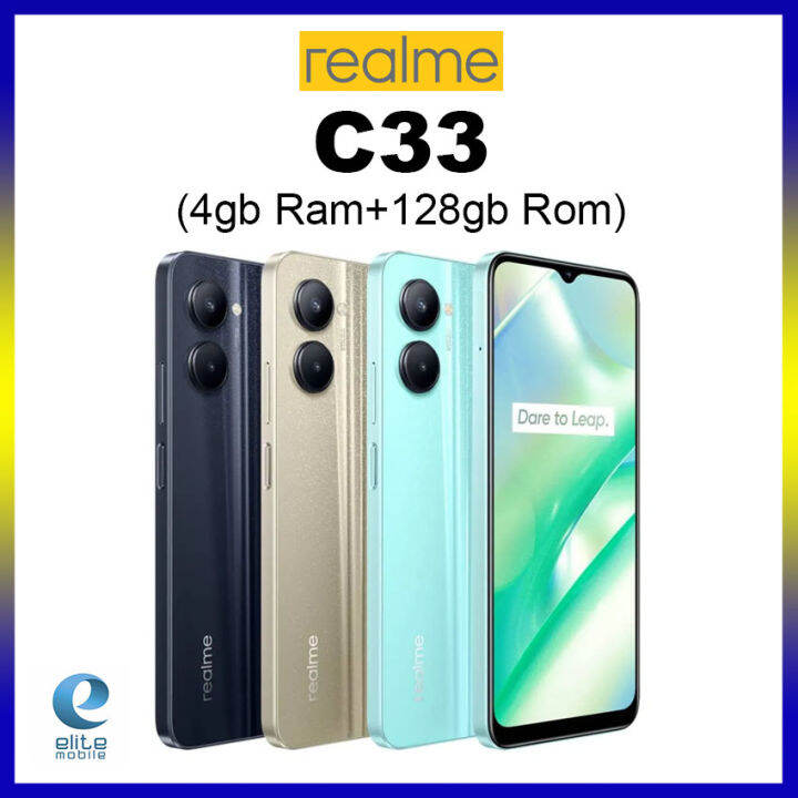 Realme C33 [4GB RAM+128GB ROM] 50MP AI Camera, Boundless Sea Design 8 ...
