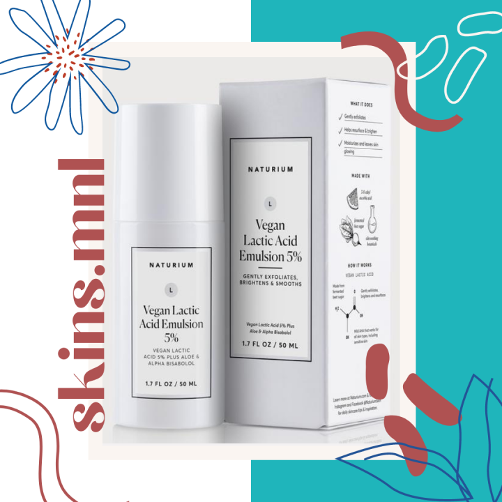Naturium Vegan Lactic Acid Emulsion 5% + FREEBIE! | Lazada PH