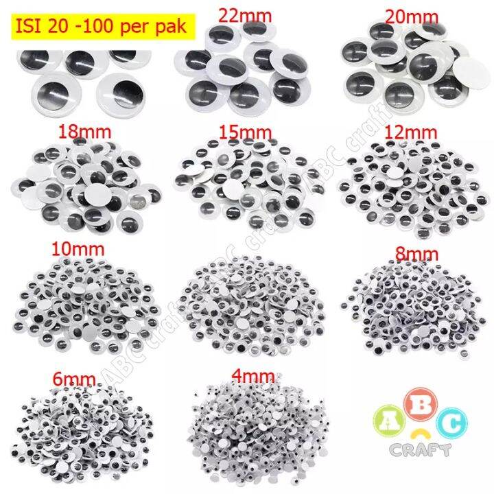 Mata Boneka Kocak [1 Pack] isi banyak | Lazada Indonesia