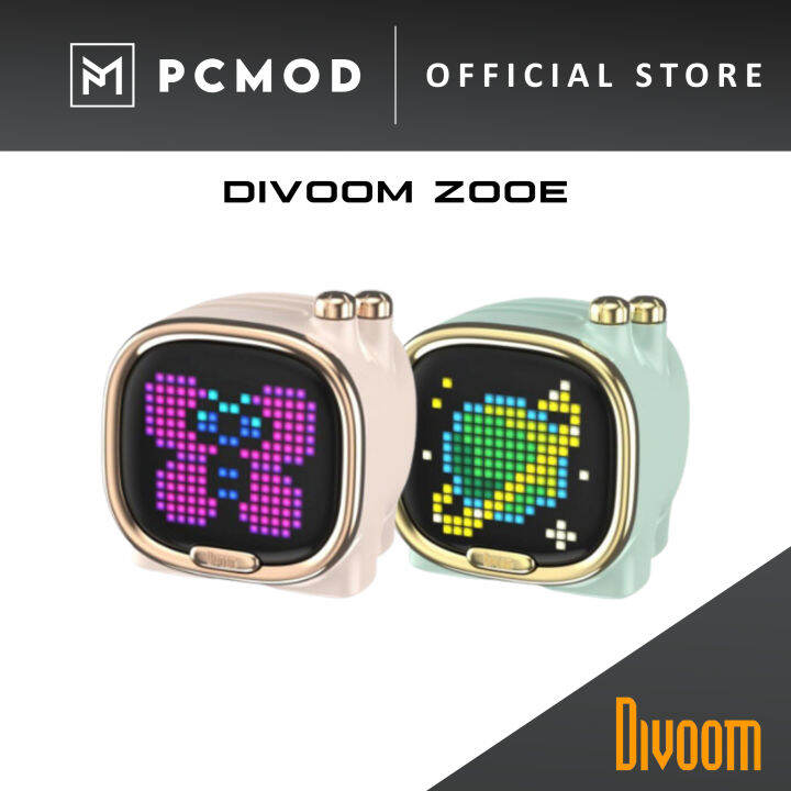 Divoom Zooe LED Screen Pixel Display Portable Bluetooth Speaker With ...