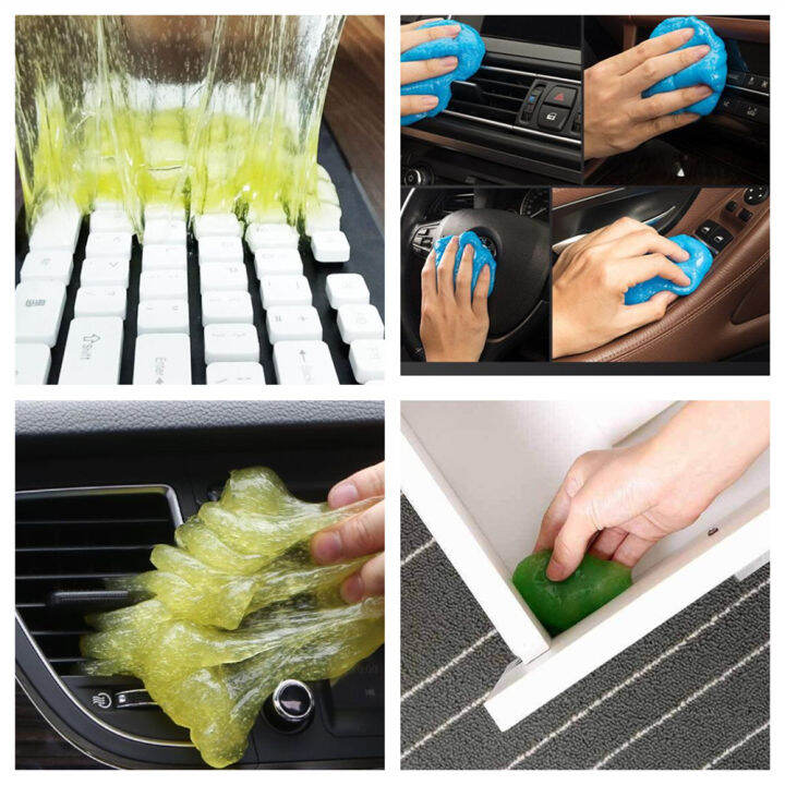 60ML Super Dust Clean Clay Keyboard Cleaner Car Interior Cleaning Glue ...