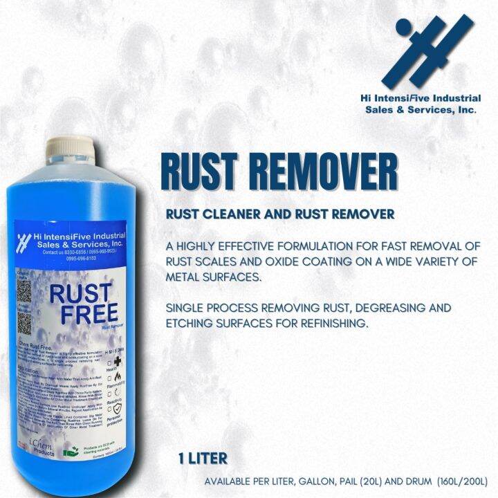 【Ready Stock】 RUST REMOVER 1 LITER (RUST STAIN REMOVER, RUST CLEANER ...