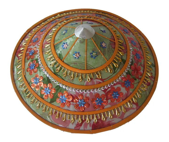 Shan hat กุ๊บไตย หมวกไทยใหญ่ หมวกกาบไม้ไผ่ซาง หมวกเวียดนาม หมวกกันแดด ...