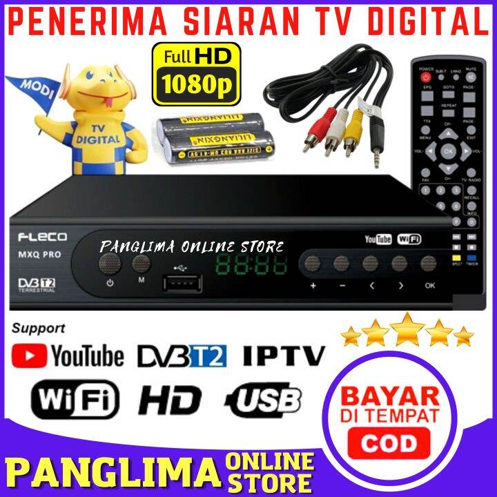 Set Top Box Tv Digital FLECO MXQ PRO DVB-T2 Full HD - Stb Murah - Set Topbox Tv Digital Dan Tv ...