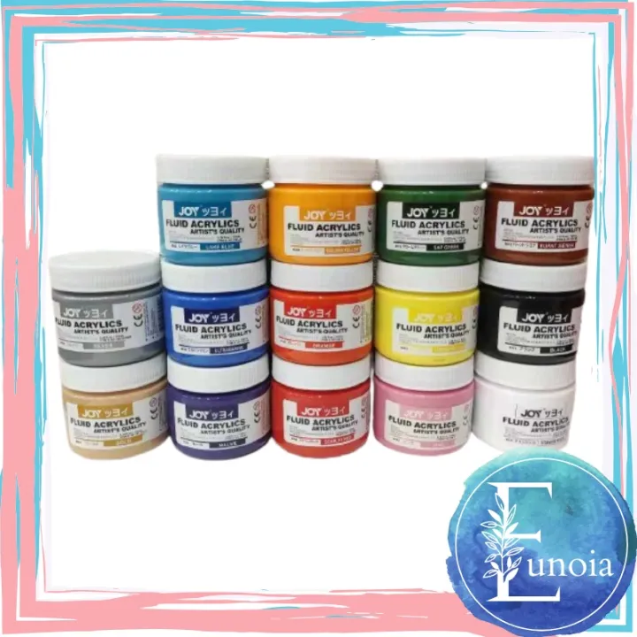 Fluid Acrylic paint 100ml per piece [Joy] | Lazada PH