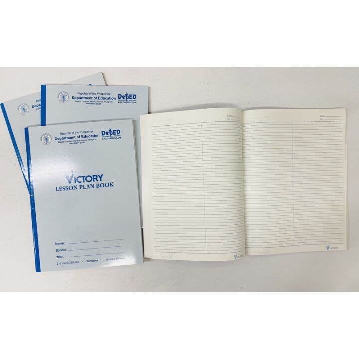 Victory lesson plan book sold per piece | Lazada PH