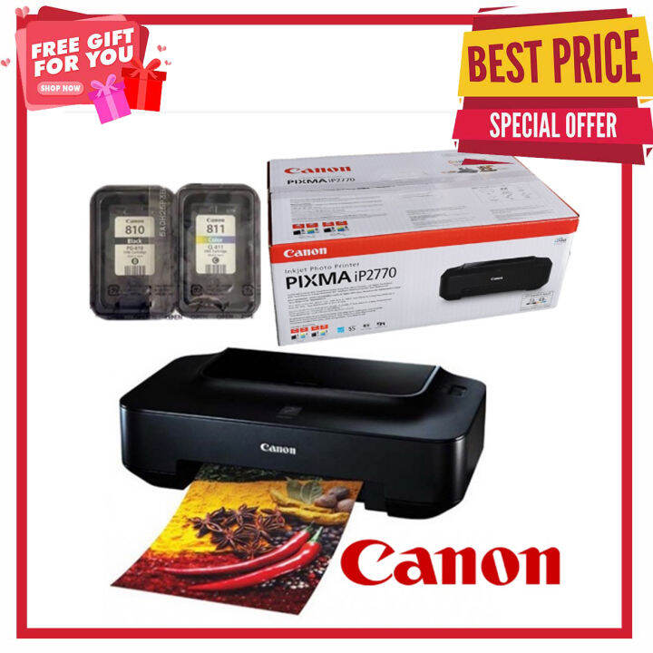 Canon Pixma Ip2770 with Ciss and with free original ink | Lazada PH