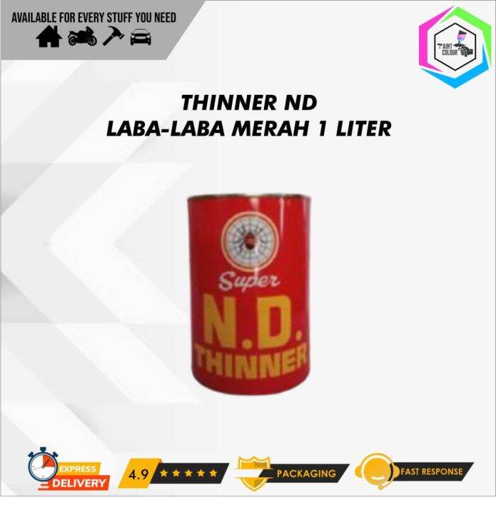 Thinner ND SUPER LABA-LABA MERAH 1 Liter | Lazada Indonesia