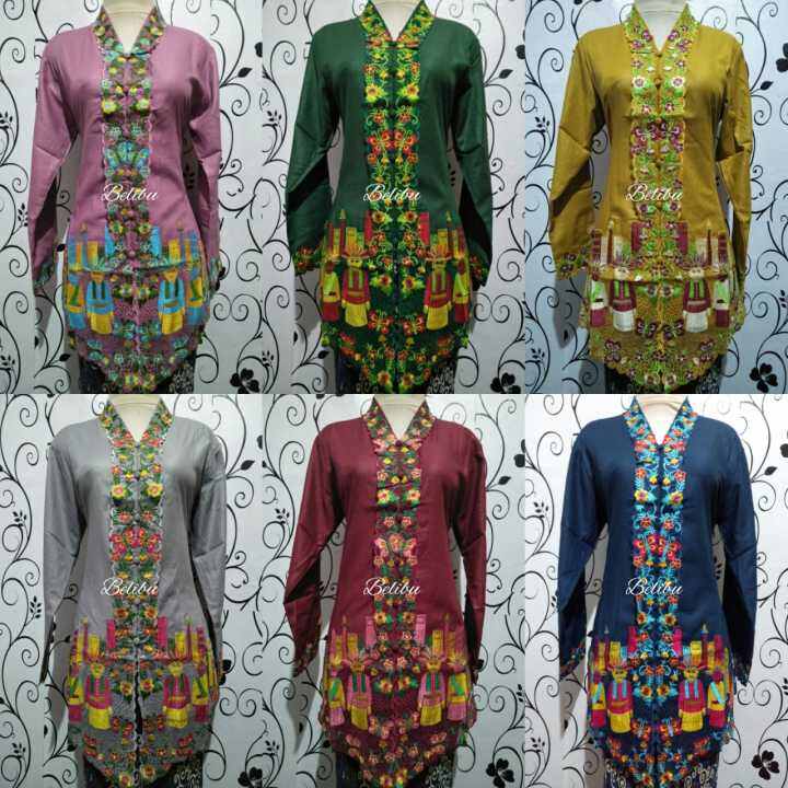 BAJU KEBAYA ENCIM BAJU KEBAYA BETAWI BAJU KEBAYA ONDEL ONDEL MODERN ...