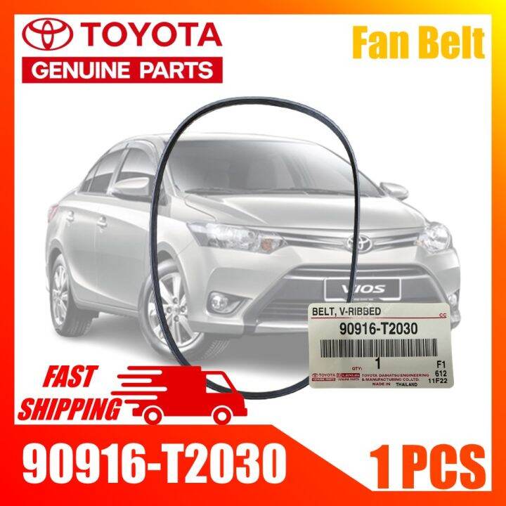 Original Toyota Fan Belt for Vios NCP42 NCP150 90916-T2030 – Toyota ...