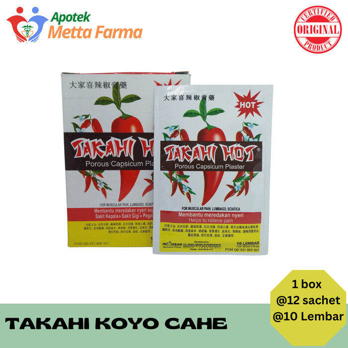 Koyo Takahi Hot / Koyo Cabe Box 12 X 10 Lembar | Lazada Indonesia
