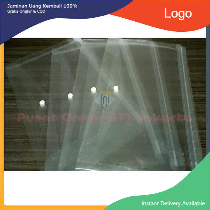 Map Amplop Plastik Kancing Folio (Putih Bening) Transparan FC F4 | Lazada Indonesia