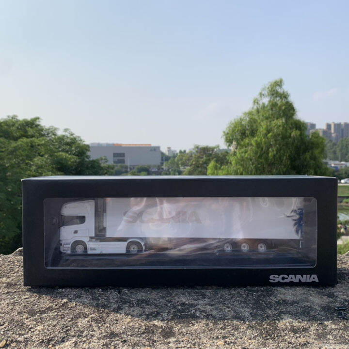 1:50 Scale SCANIA Heavy Tractor Container Vehicle Semi-Trailer Truck ...