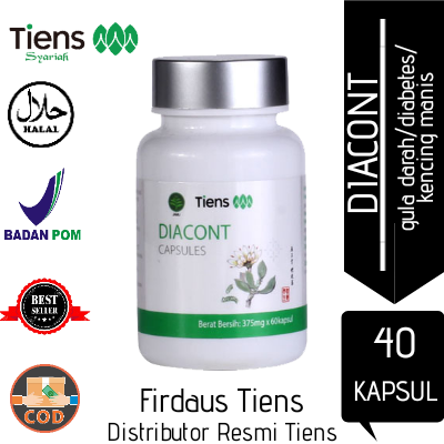 Tiens Diacont - isi 40 kapsul - Obat Diabetes/Kencing Manis Terbaik ...