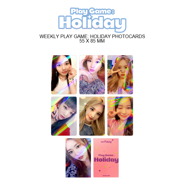 WEEKLY PLAY GAME HOLIDAY PHOTOCARDS | Lazada PH