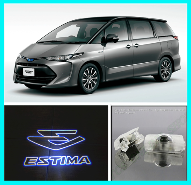 2 X TOYOTA ESTIMA Projection Welcome Light Car Door LED Logo (ESTIMA ...