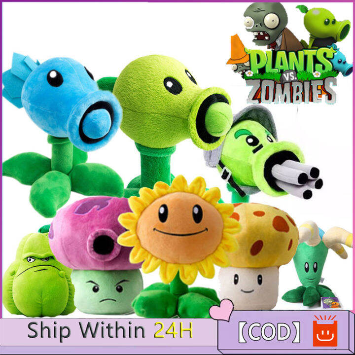 [Happy Shopping Time] Ready Stock 20cm Plants vs. Zombies Plush Toys ...