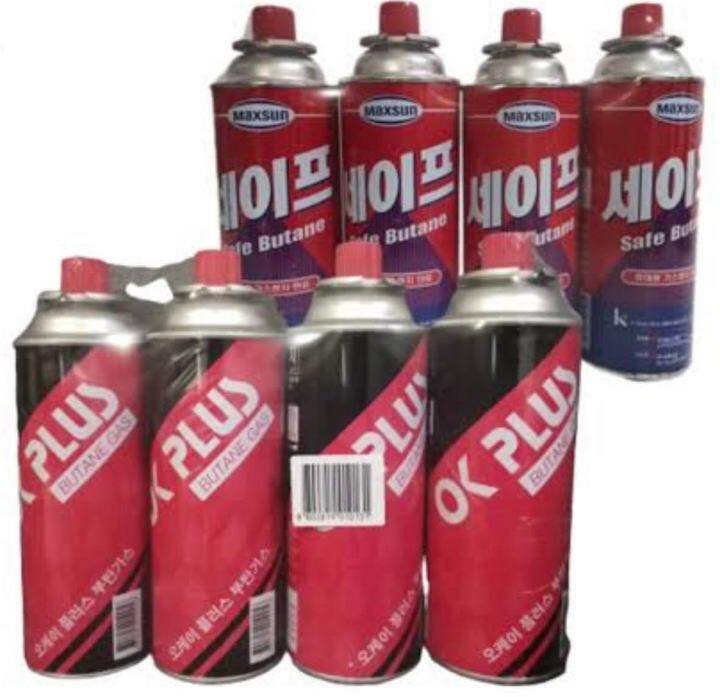 SSEN/SUN/Ok Plus/MAXSUN BUTANE GAS 220g. 4pcs | Lazada PH